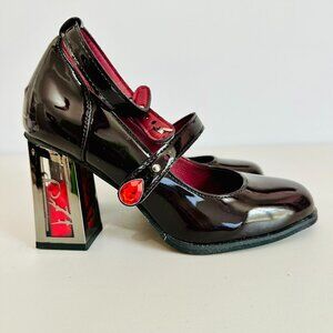 Boutique | Shoes | New Trendy Block Heel With Rose Design Strap Dress ...